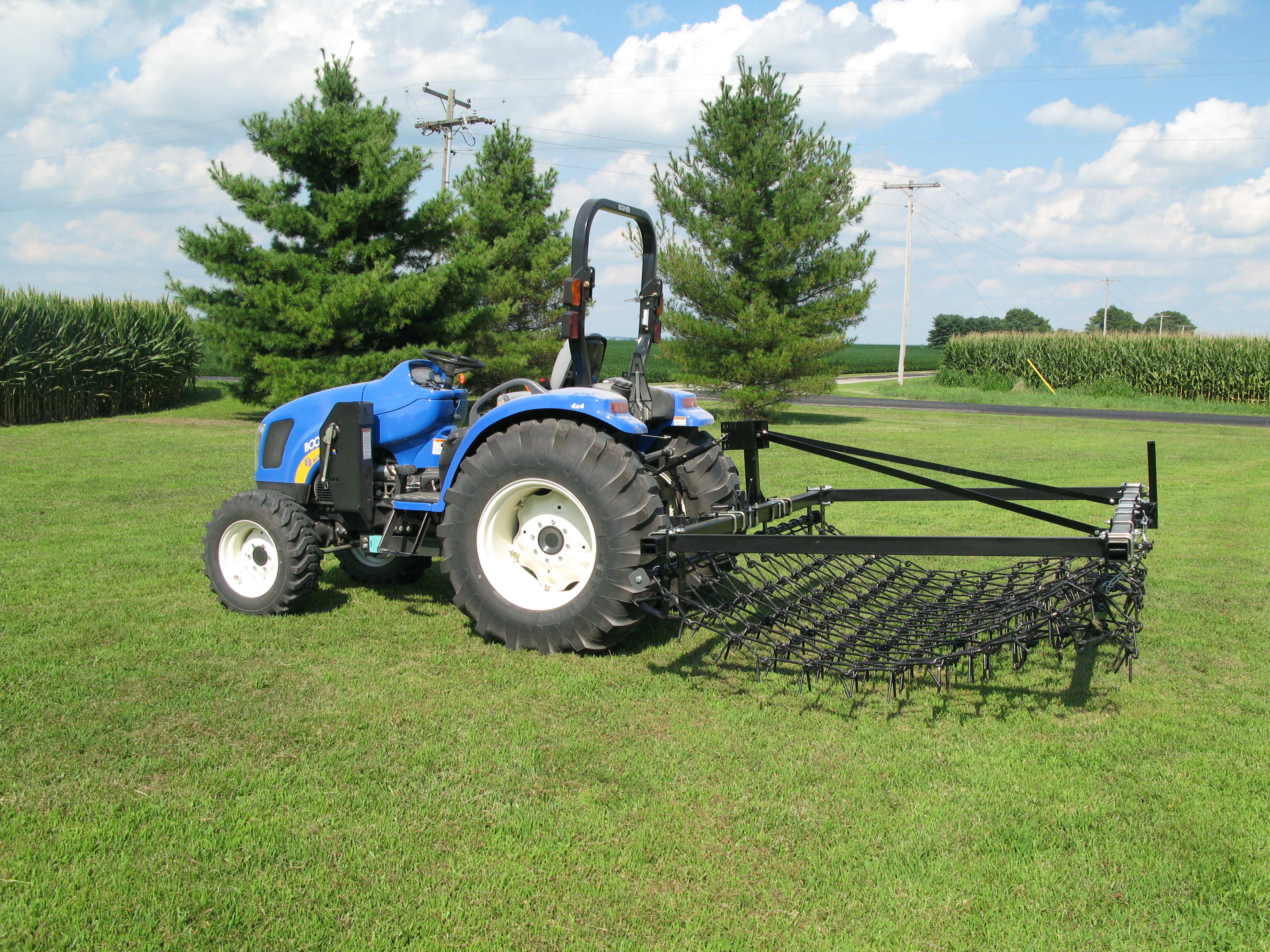 Heavy-Duty 3 Point Harrow - 8' 0" W X 8' 0" L