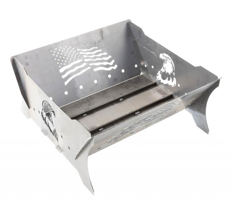 Swisher Eagle & Flag Fire Pit