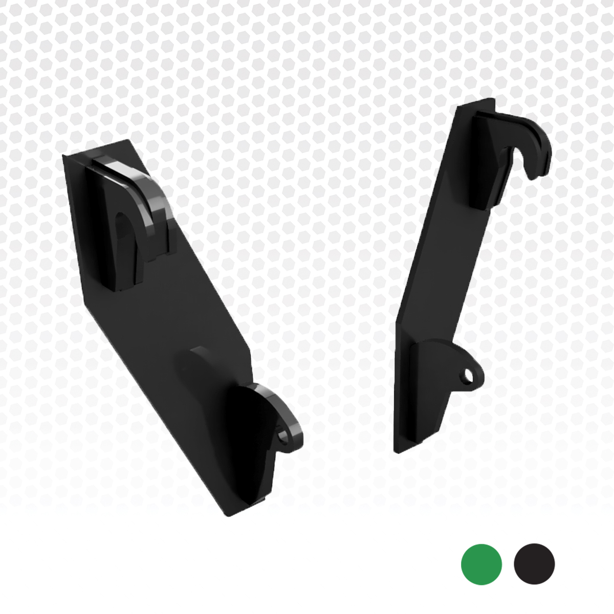 WorldWide/Global/Euro Weld-On Bracket Set