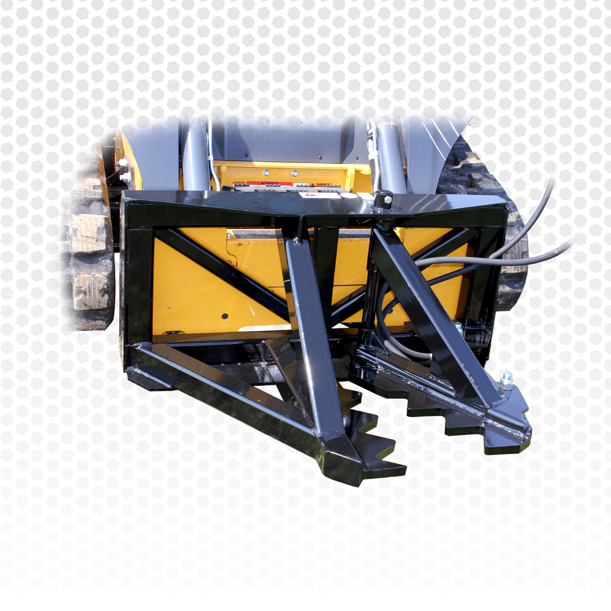 Skid Steer Mounted Tree Puller